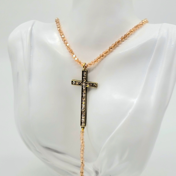 Heidi Daus | Jewelry | Heidi Daus Champagne Swarovski Crystal Sparkling ...